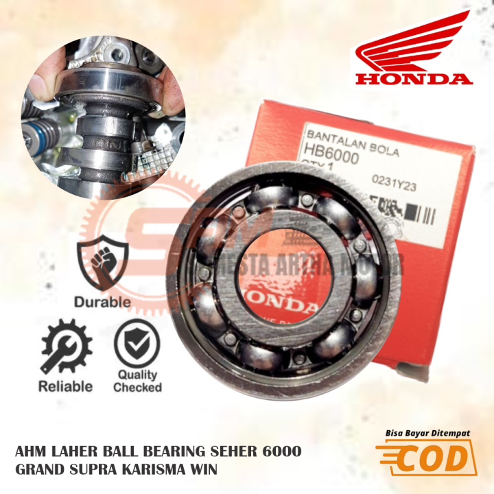 Laher AHM 6000 Ball Bearing Seher Original Motor Honda Grand Karisma ...