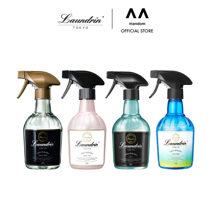 Laundrin Fabric Refresher Spray 370ml (Classic Floral / Classic Fiore / No.7 / Fresh Mojito ...