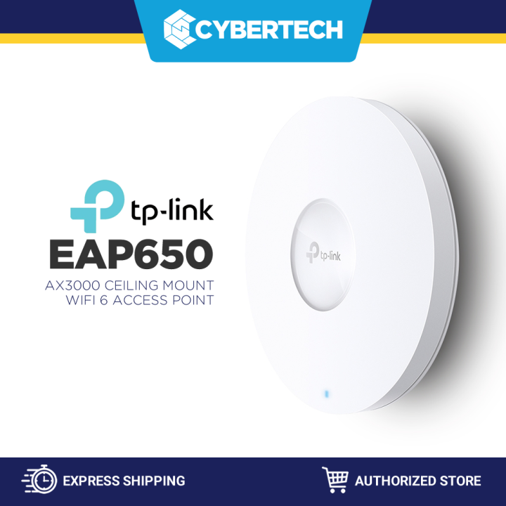 Cybertech TP-Link EAP650 AX3000 Ceiling Mount WiFi 6 Access Point ...