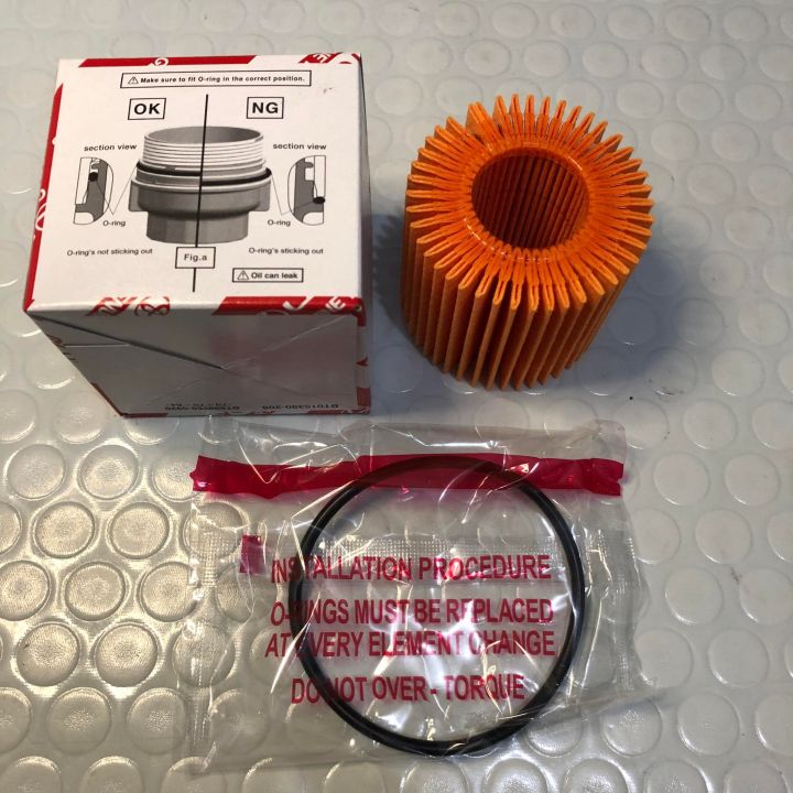 GENUINE TOYOTA OIL FILTER ELEMENT KIT FOR ALTIS 2012-UP, RAV4 2008-UP ...