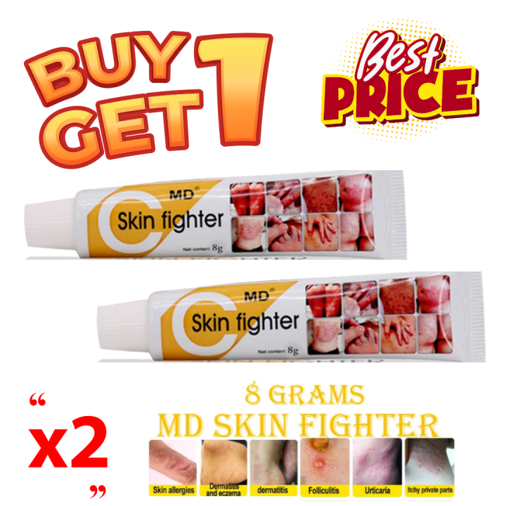MD Skin Fighter Cream 8g – Fast-Absorbing Cream for Itch, Rash ...