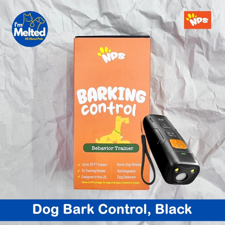 NPS - Dog Bark Control, Black อุปกรณ์ควบคุมการเห่าของสุนัข ฝึกสุนัข ...