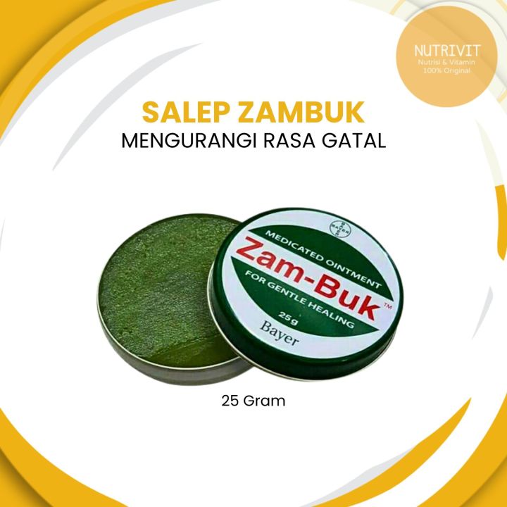 Salep Zambuk 25gr Original | Obat Memar dan Gigitan Serangga | Lazada ...