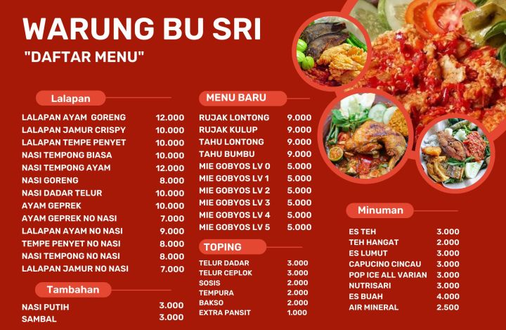JASA DESAIN DAN CETAK DAFTAR MENU CAFE RESTORAN DAN RUMAH MAKAN UKURAN ...