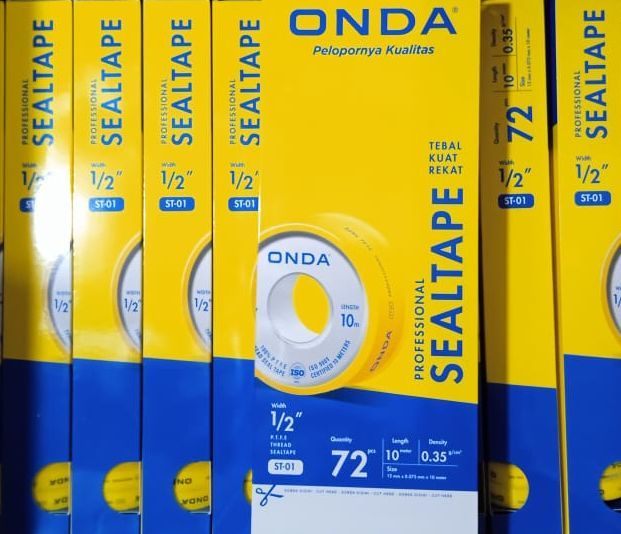 1 Box 72 Pcs Seal Tape 12mmx10m Onda /Sealtape Onda 10 Meter / Siltip ...