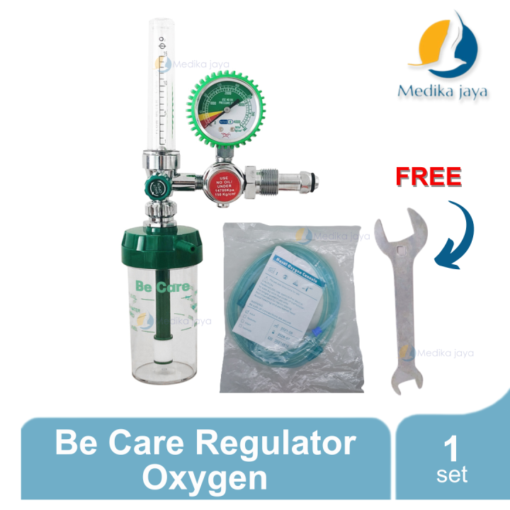 Be Care Oxygen Regulator / Regulator Oksigen / Alat Bantu Pernafasan ...