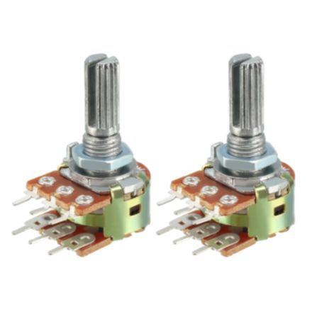 5 -10 Pcs/Lot Long Shaft Amplifier Stereo Potentiometer 50K 100K Volume ...