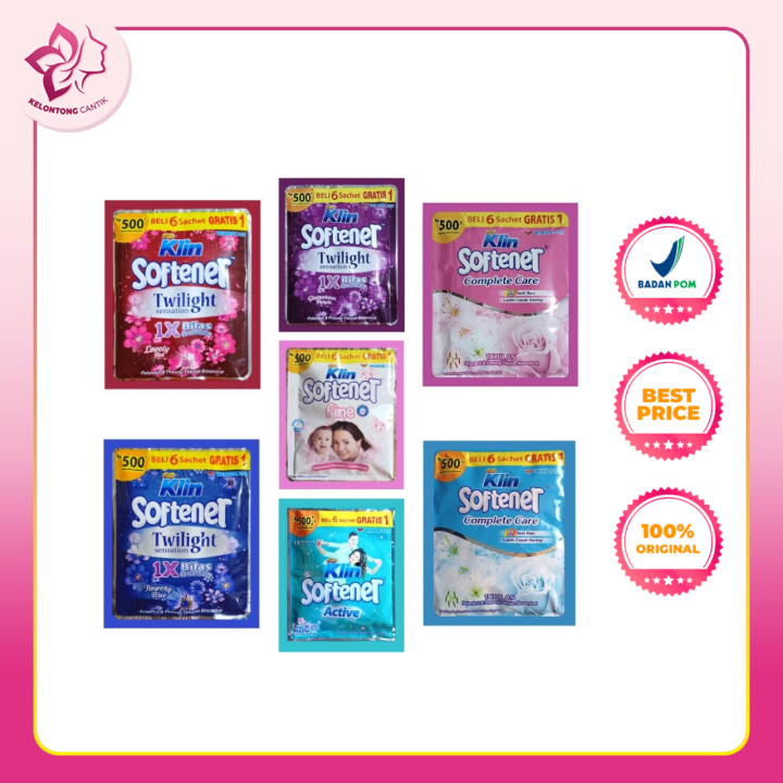 SoKlin Softener 1x Bilas Sachet 13ml - 14ml - So Klin Softener SACHET ...