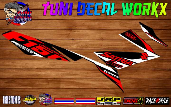 Suzuki Raider 150 FI (SATRIA 2020) Stock Decals Set | Lazada PH