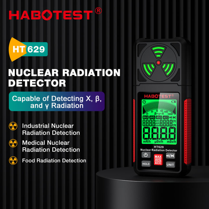 HABOTEST HT629 Handheld Nuclear Radiation Detector Professional Marble ...