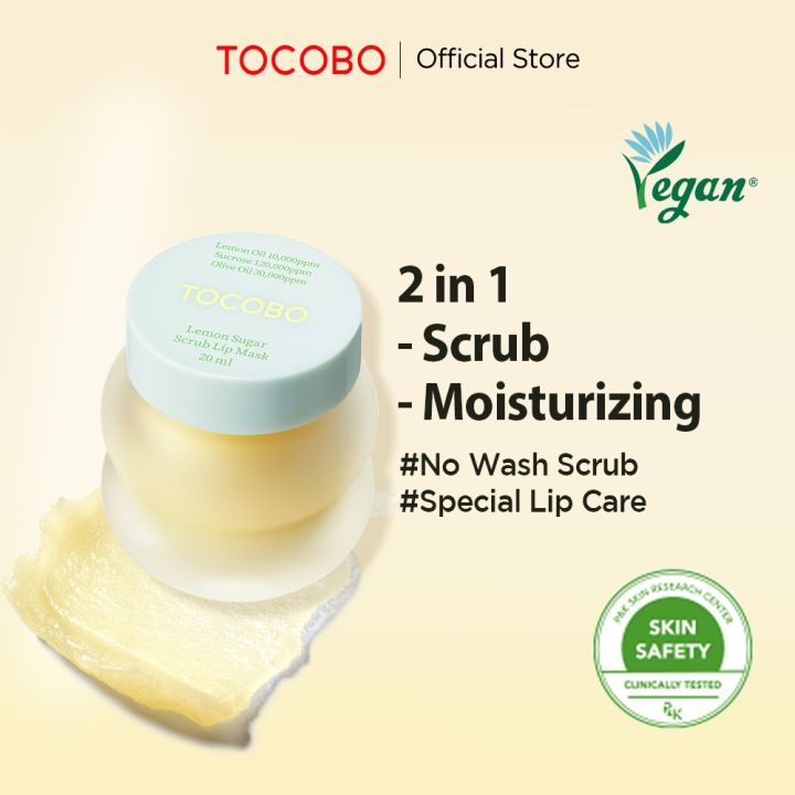 [TOCOBO] Lemon Sugar Scrub Lip Mask 20ml | Lazada