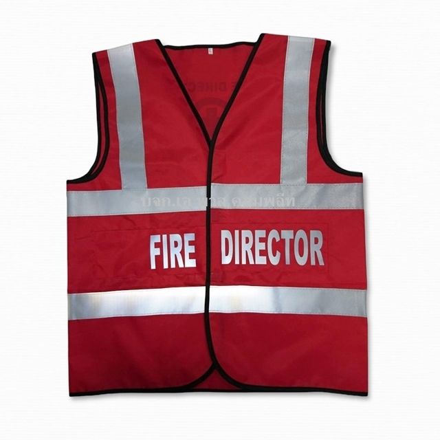 เสื้อ ผู้อำนวยการดับเพลิง Fire Director สกรีนหน้า-หลัง | Lazada.co.th