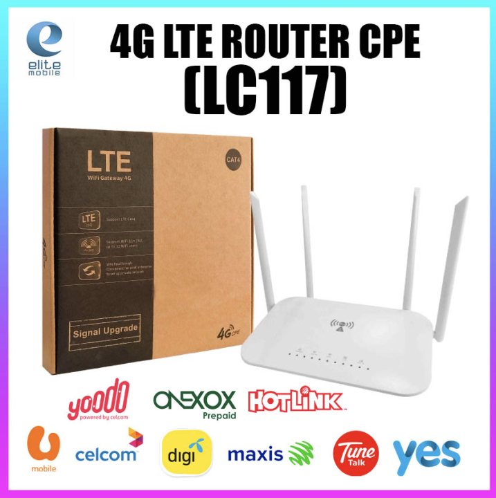 LC117 (CAT4) Modified Unlock Modem Wireless Router Wifi Router 4G LTE ...