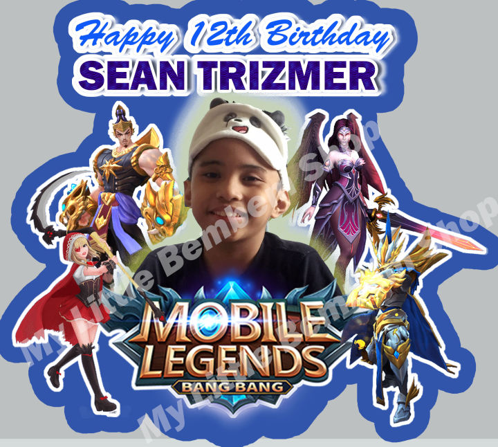 Mobile legend theme personalised cake toppers | Lazada PH