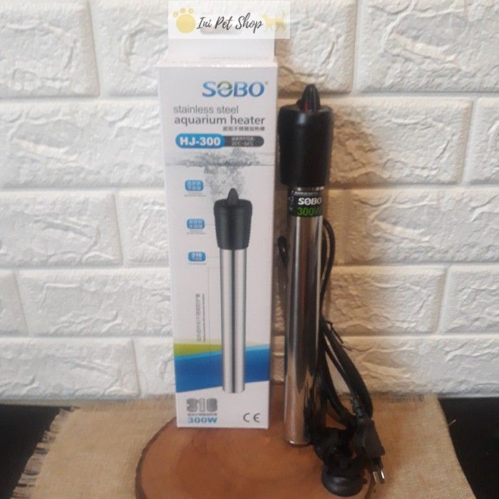 SOBO HJ 300 HEATER PEMANAS AQUARIUM STAINLESS STEEL SOBO HJ 300 | Lazada Indonesia