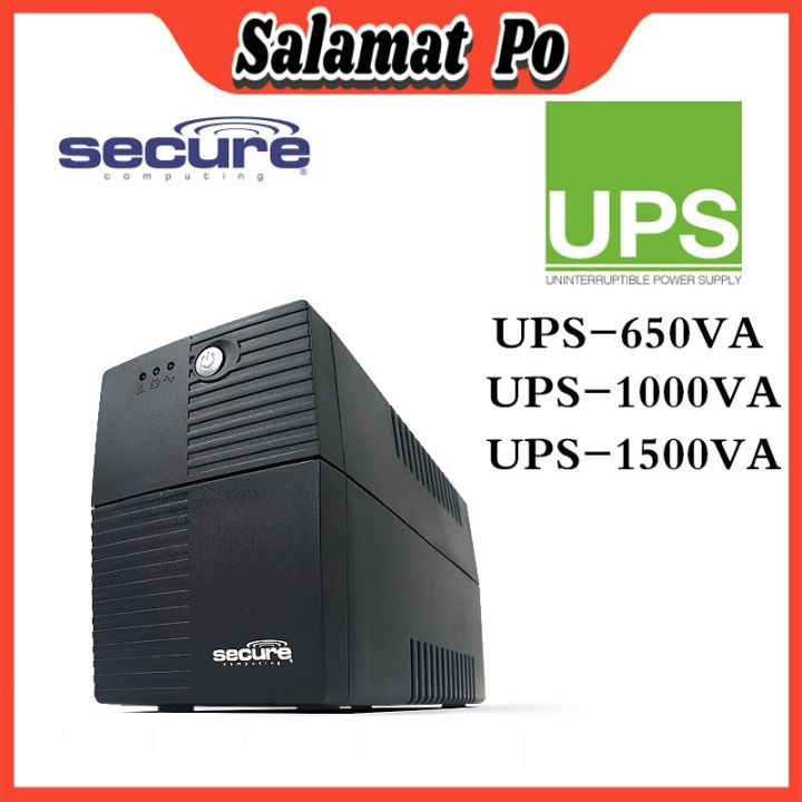 Secure UPS 650VA 1000VA 1500VA Uninterruptible Power Supply | Lazada PH