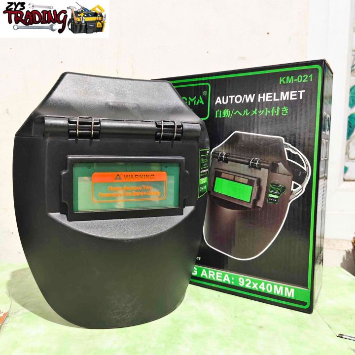 HOYOMA JAPAN AUTO DARKENING WELDING HELMET KM-021 | Lazada PH