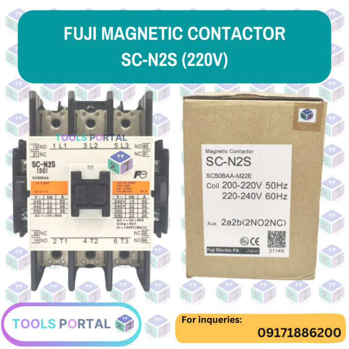 Fuji Magnetic Contactor SC-N2S (50A) 220V | Lazada PH