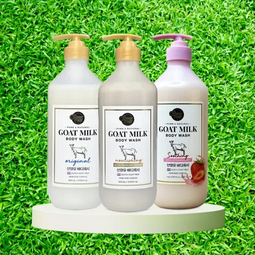 Aekyung Showermate GOAT MILK Body Wash 800ml :with manuka honey ...