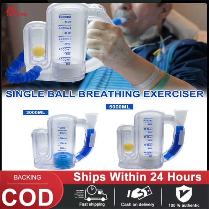 【Ready Stock】Incentive Spirometer 5000ml Deep Breathing Exerciser Lung ...