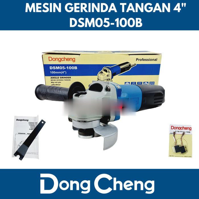 mesin gerinda 4 inch 850watt DSM05-100B DONGCHENG DSM 05-100 -srt ...