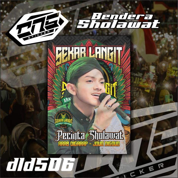 Bendera Majelis Sholawat SEKAR LANGIT HABIB ZAIDAN Printing Bisa ...