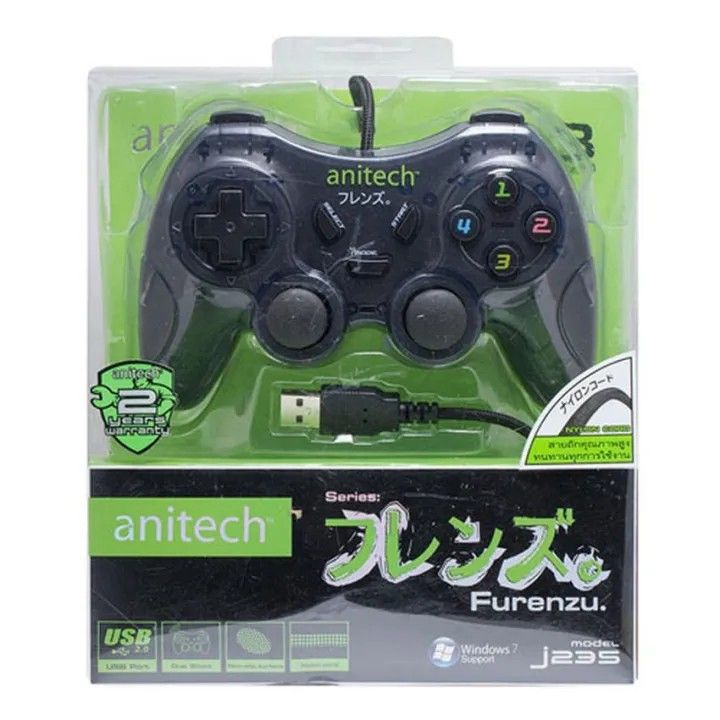 จอยคอมพิวเตอร์ USB Gaming Joypad Anitech รุ่น J235 | Lazada.co.th