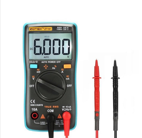 ZOTEK ZT102 Digital Multimeter,Portable 6000 Counts Auto Ranging Multi ...