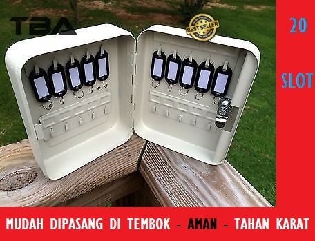 KEYBOX KOTAK KUNCI BESI DINDING KEY BOX CABINET KOTAK GANTUNGAN KUNCI ...