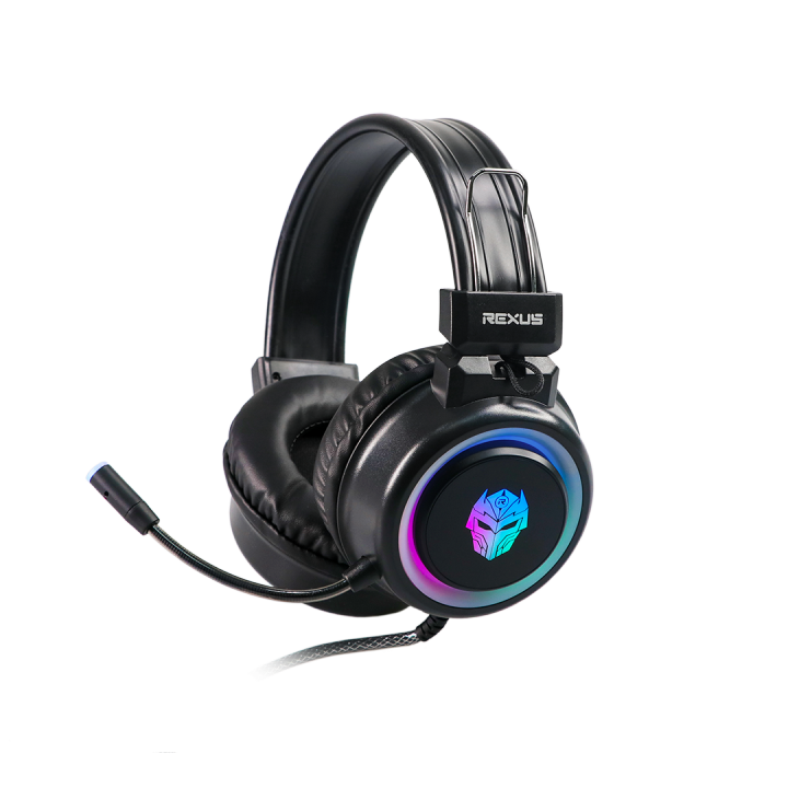 HEADSET HEADPHONE EARPHONE GAMING REXUS VONIX REXUS F30 RGB SPLITTER ...