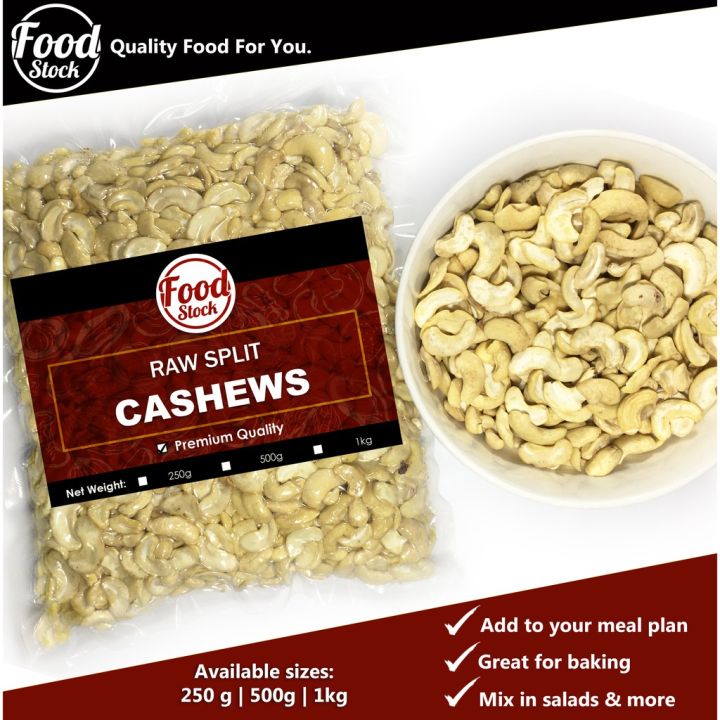Raw Split Cashews (250g, 500g, 1kg) | Lazada PH