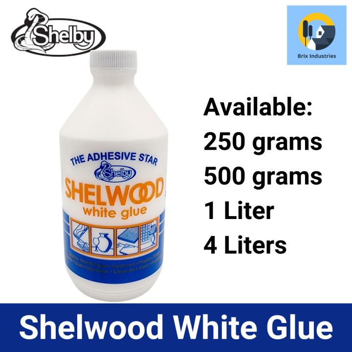 Shelby Shelwood White Glue The Adhesive Star 250g 500g 1 Liter 4 Liters ...
