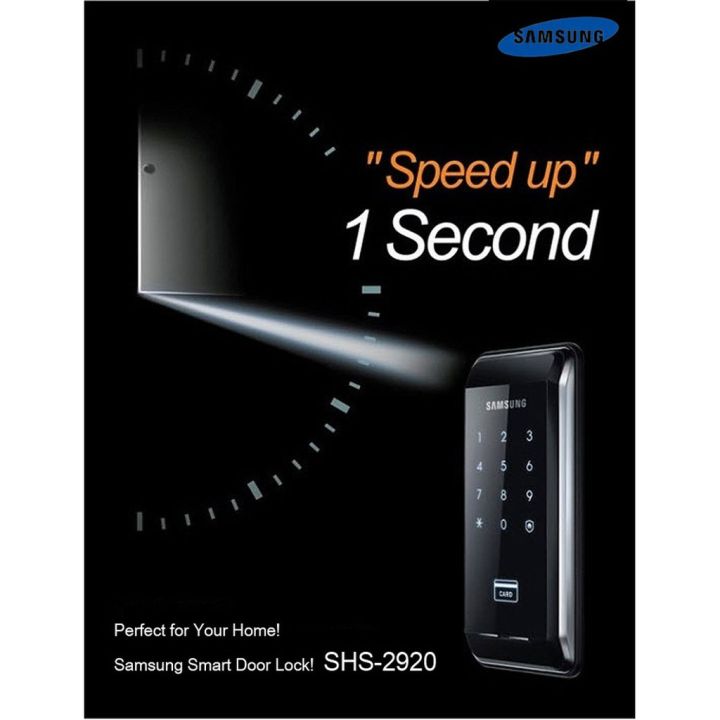 Samsung 2-Way Digital DoorLock SHS-2920 / Password + Key door lock ...