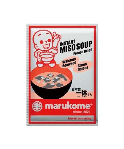 Halal Marukome Instant Miso Soup Freeze Dried 7.35g | Lazada