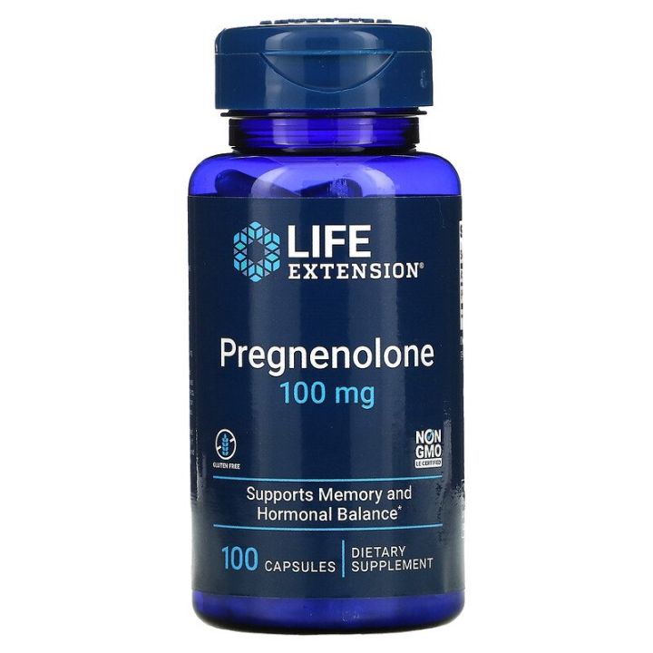 Pregnenolone, 100 mg, 100 Capsules | Lazada PH