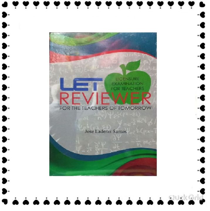 LET REVIEWER FOR THE TEACHERS OF TOMMOROW | Lazada PH