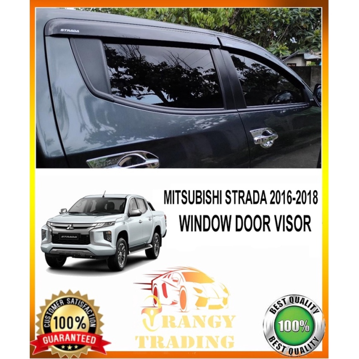 Mitsubishi Strada Rain Visor 2019-2023 Model/5th Generation/Triton L200 ...