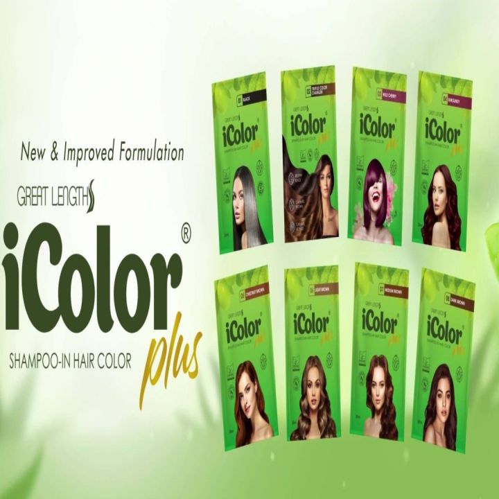 iColor Plus Hair Dye Shampoo Permanent Hair Color | Lazada PH