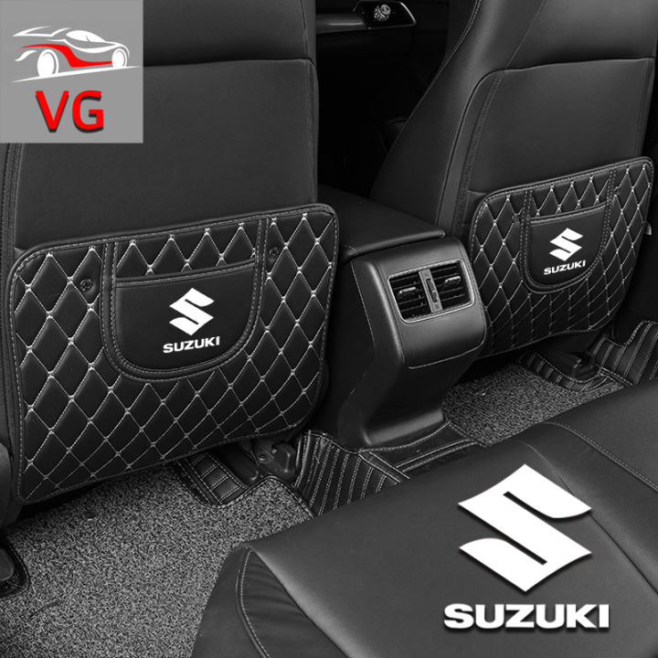 Car Leather Kids Anti Kick Mat for Suzuki Swift XL7 SX4 Alto Jimny GSX ...