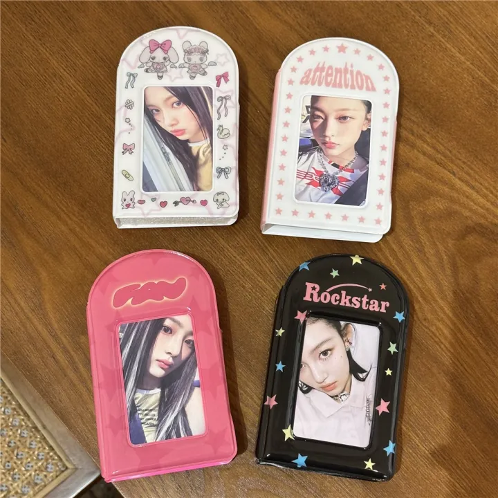 CREATIVE PAVILION Retro Star Card Album Korean Style PVC Photocard ...