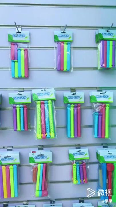 Food sealing clamp 8CM Creative Tea Bag Clip Plastic Seal Clip Gift Clip Printable Shangya ...