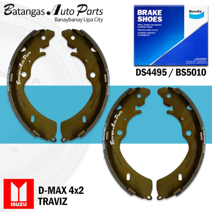 BENDIX BRAKE SHOE ISUZU TRAVIZ 2020-2022 / D-MAX 4x2 2004-2017 1SET ...