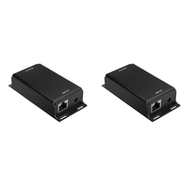 (NOQW) 2X Gigabit PoE Injector 12V to 24V PoE Converter for Solar ...