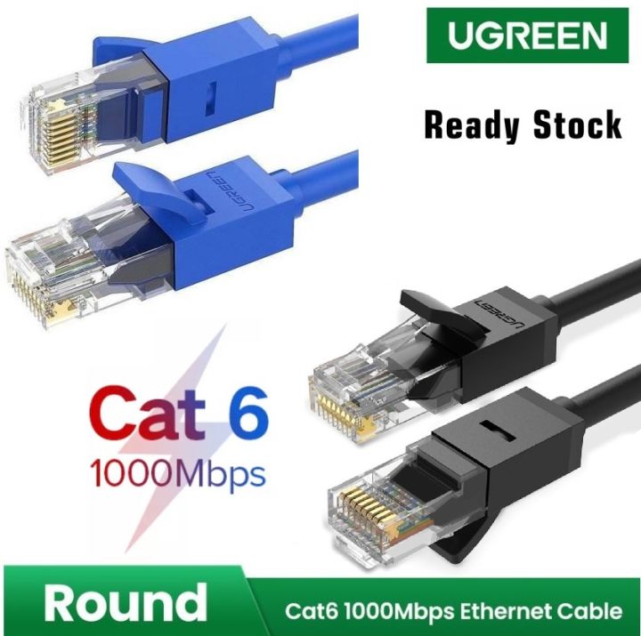 UGREEN 2M / 3M / 5M / 10M / 15M / 20M Ethernet Cable Cat6 Lan Cable UTP CAT 6 RJ 45 Network ...