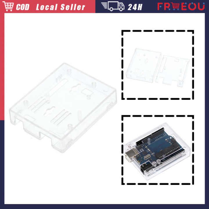 Arduino Uno R3 Case Enclosure Clear Gloss Acrylic Computer Box Compatible With Arduino Uno R3