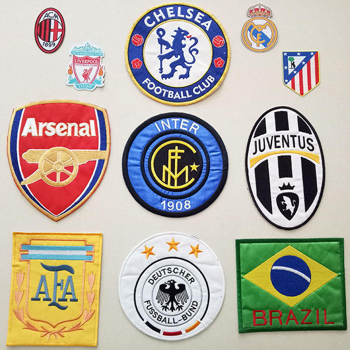 Inter Milan Clothes Stickers, Barcelona Patches Stickers, Real Madrid ...