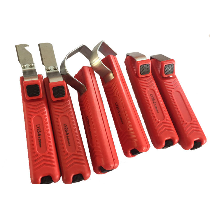 Electrician Wire Rubber Handle Hand Tool For 4-50mm Pvc Silicone Rubber ...
