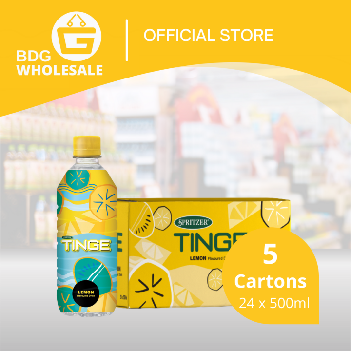 Spritzer Tinge Flavoured Drink -Lemon 24 x 500ml | Lazada