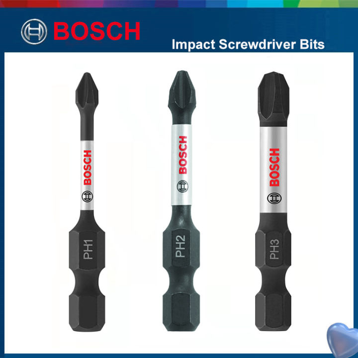 Bosch Impact Screwdriver Bits PH1 PH2 PH3 | Lazada Singapore
