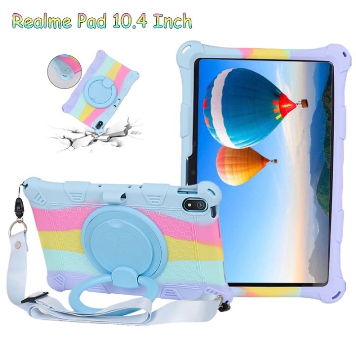 New Silicone Case for Realme Pad 10.4 Inch 2021 Kids Safe Shockproof ...